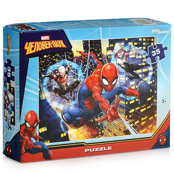 Пазлы 35 "Человек-паук" (Marvel), 361713 - купить оптом от 76,44 рублей ...
